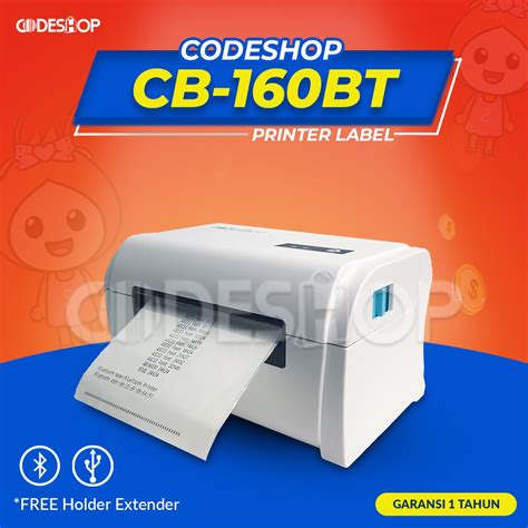 Jual Barcode Printer Thermal Codeshop Cetak Label Pengiriman Resi