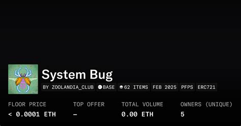 System Bug Collection Opensea