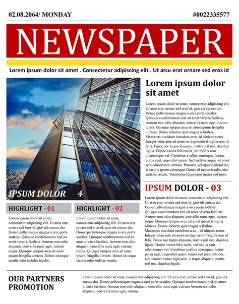 Tabloid Newspaper Template