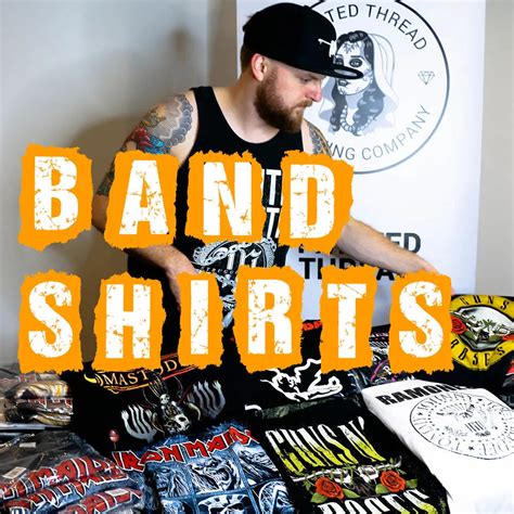 Official Band T Shirts Music Tees Rock And Metal Streetwear Twisted