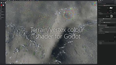 godot terrain vertex colour shader youtube