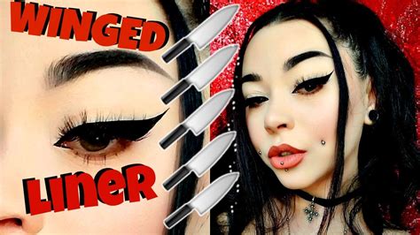 Creating Winged Eyeliner Sharper Than A Knife Youtube