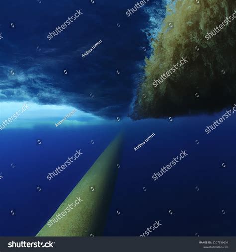 Leaking Nord Stream Gas Pipeline Underwater Stock Illustration 2207929657 Shutterstock
