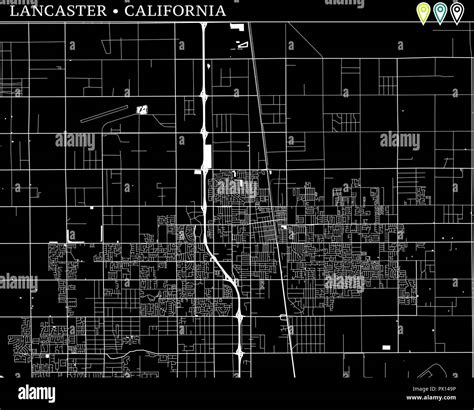 Map Of Lancaster California