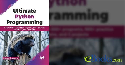 Ultimate Python Programming By Deepali Srivastava Ebook