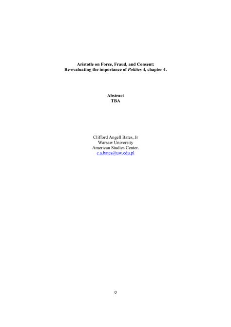 Pdf Force Fraud And Consent Corrected