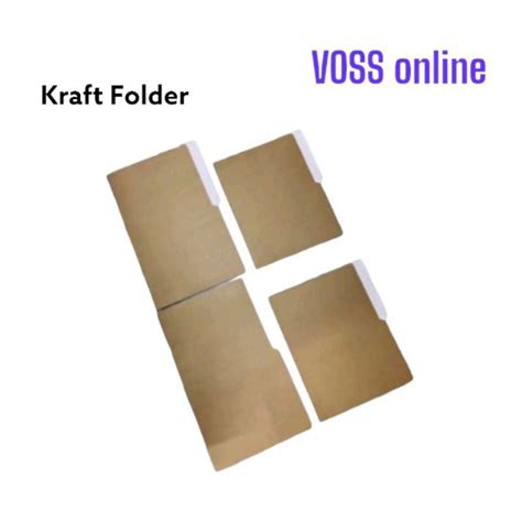Kraft Folder White Inside Short A4 Long Shopee Philippines