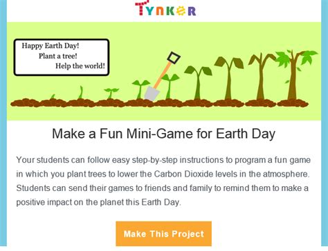 Coding Earth Day W Tynker Crazy Computers