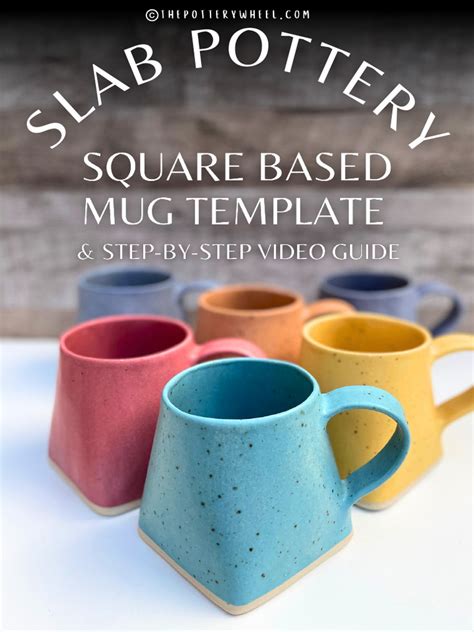 Free Slab Mug Template And Instructions Pdf