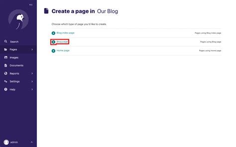Your First Wagtail Site Wagtail Documentation A Documentation