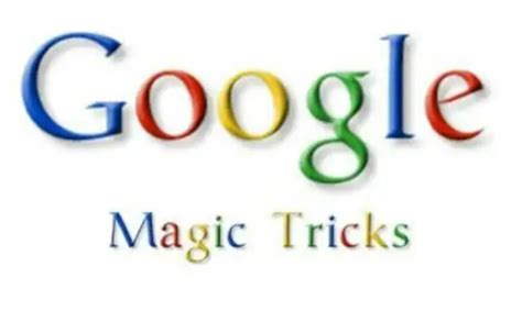 Top Google Secrets And Tricks