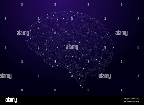 Artificial Neural Network Brain As Artificial Intelligence Network Abstract Brain Made Of