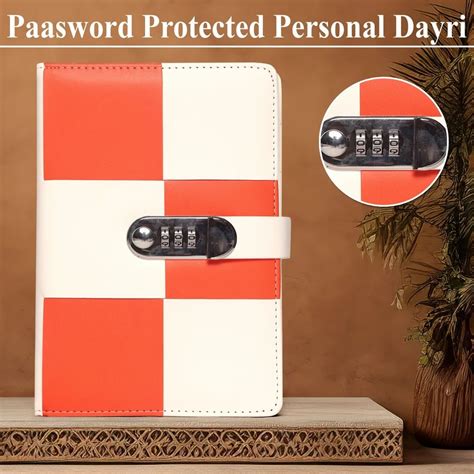 Diary Book Leather Notebook Combination Lock Diary Password Protected Notebook At ₹ 250 Piece