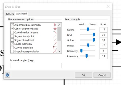 Visio 2019 Gluing To Shapes Geometry And Snapping To Grid