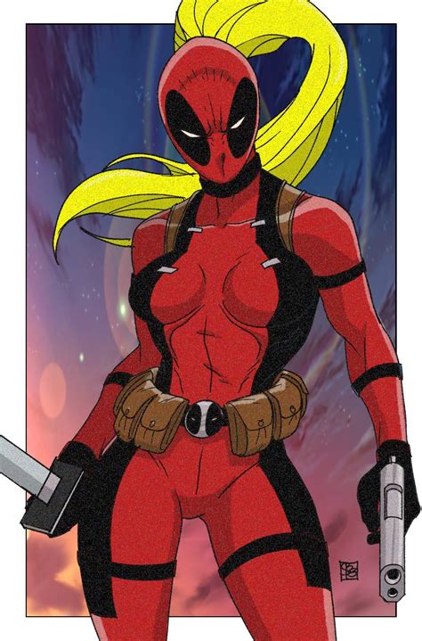 Lady Deadpool By Productoflife On Deviantart