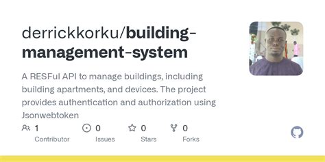 GitHub Derrickkorku Building Management System A RESFul API To Manage Buildings Including