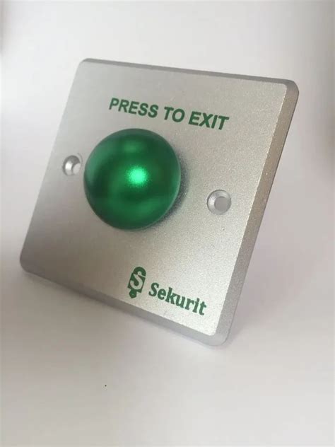 Aluminum Body Exit Button Sek 400 Mushroom Red Spdt 3 Pins Push Button At Rs 680 Piece Door