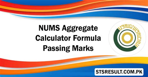 Nums Aggregate Calculator 2024 Formula Passing Marks