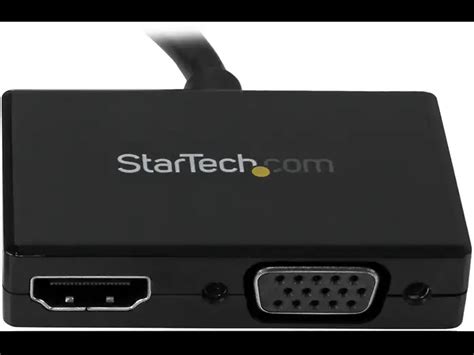 Startechcom Displayport 12 Hdmi14vga átalakító Adapter Fekete