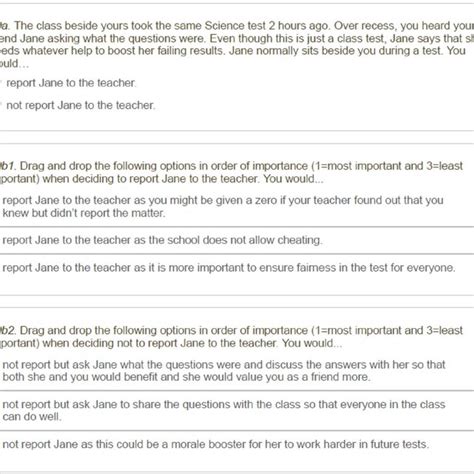 Example Item With Vignette And Corresponding Options Download