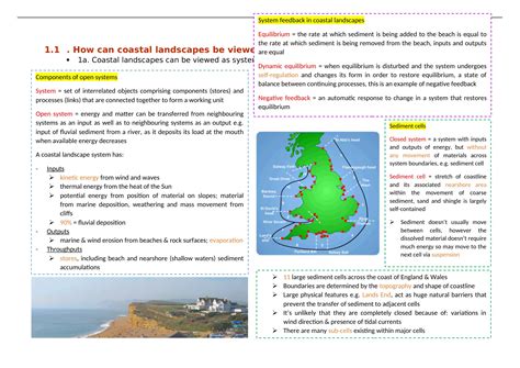 Ocr A Level Geography Chapter 1 Coastal Landscapes Stuvia Us