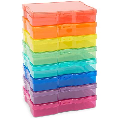 17 Pcs Plastic Photo Storage Box Organizer Container for 4x6 in Picture ...