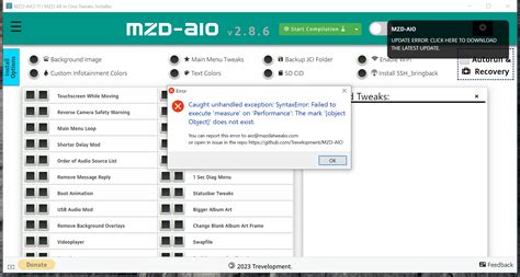 aio tweaks error message 2004 to 2020 mazda 3 forum and mazdaspeed 3