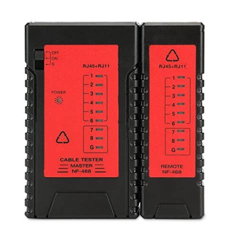 Ethernet Cable Tester Network Cable Tester For Rj45 Rj11 Cable Patch Cable Tester Lan Tester