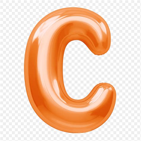 Letter C Png 3d Orange Free Png Rawpixel