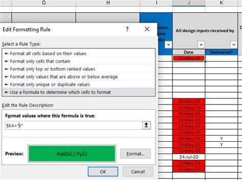 how to conditionally format cells based on adjacent values excel