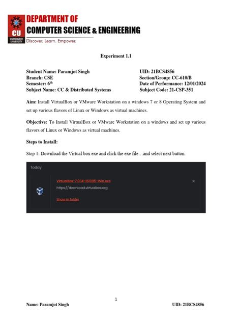 Cc 1 Pdf Virtual Machine Virtualization