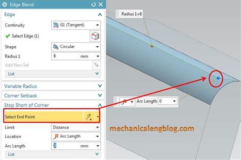 Siemens Nx How To Use Edge Blend Command Mechanicaleng Blog