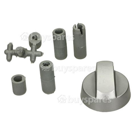 Rangemaster Multifit Cooker Control Knob Silver 42mm Buyspares