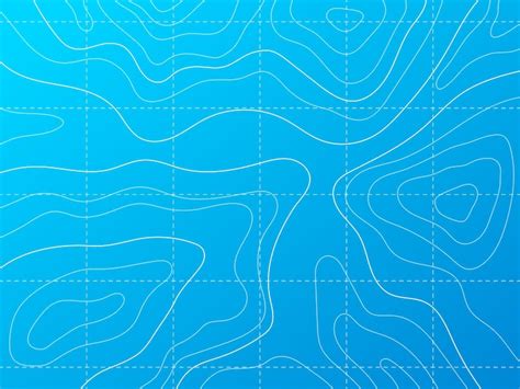 Premium Vector Ocean And Sea Line Contour Topographic Vector Map