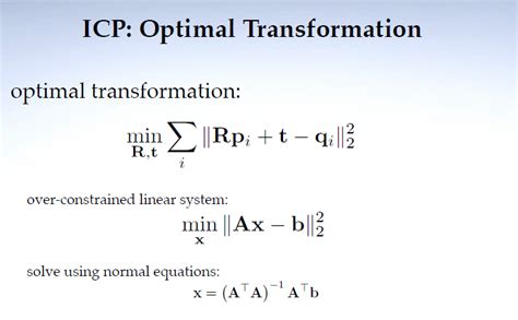 ICP 算法步骤 VVingerfly 博客园