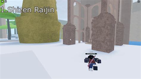 Shizen Raijin Showcase And Spawn Locatiponds In Shindo Life Roblox
