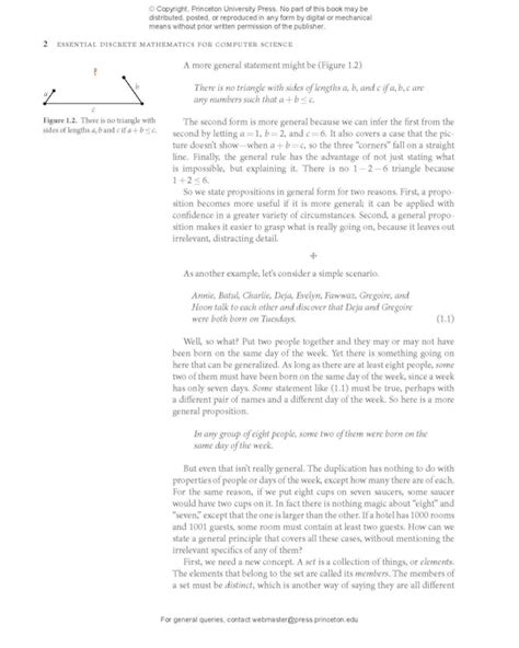 Essential Discrete Mathematics For Computer Science Princeton University Press