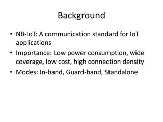 EDT Energy Consumption Optimization Of NB IoT Pptx