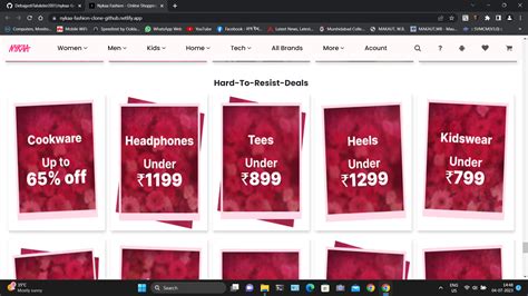 GitHub DebajyotiTalukder Nykaa Fashion Clone Github Io This Is A Clone Website Of Nykaa