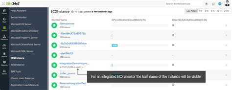 Ec2 Server Integration Ui Pages Online Help Site24x7