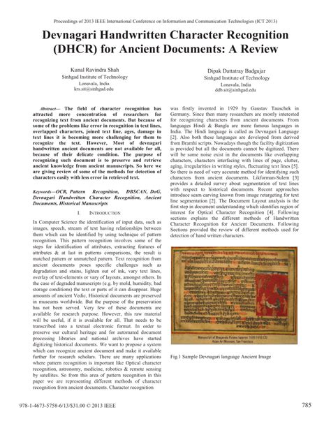pdf devnagari handwritten character recognition dhcr for ancient