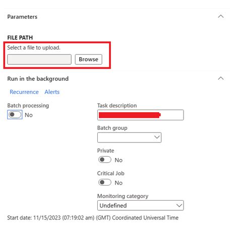 Dynamics World Add File Upload Option In Sys Operation Dialog In D365fo