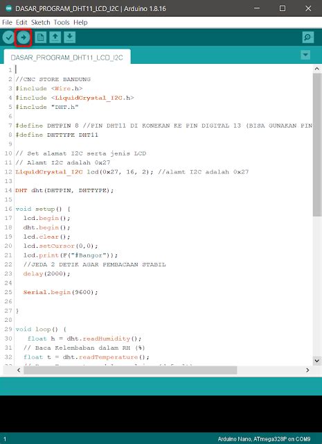 CNC STORE BANDUNG TUTORIAL SENSOR SUHU DAN KELEMBABAN DHT TEMPERATURE AND HUMIDITY SENSOR