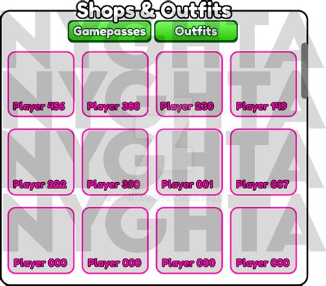 squid game ui i made by nyghta on deviantart