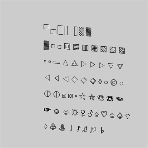 Symbols Set7 Cg Cad Data 3d Model 5 3ds Dwg Dxf Fbx Ige Unknown Obj Stl Wrl X Free3d
