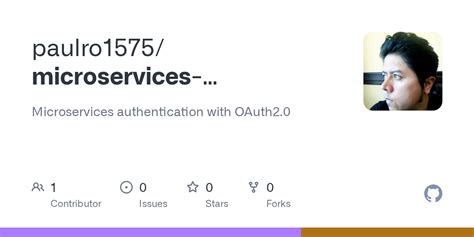 Github Paulro Microservices Authentication Oauth Microservices Authentication With