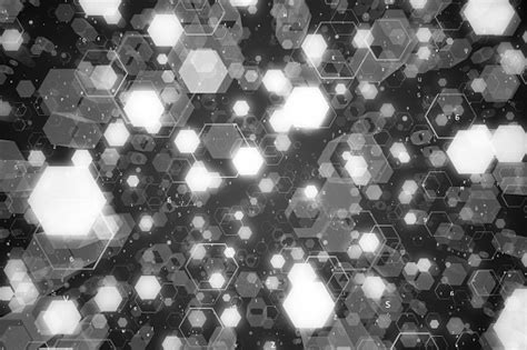 빛나는 육각형의 추상적인 기술 배경입니다 금융 은행 웹 기술 또는 사회적 배경에 대 한 높은품질 3 차원 그림 가상현실에 대한 스톡 사진 및 기타 이미지 Istock