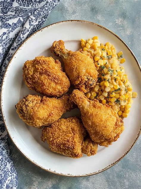 Crispy Cornmeal Fried Chicken Healthier Comfort Food Delight Juliet