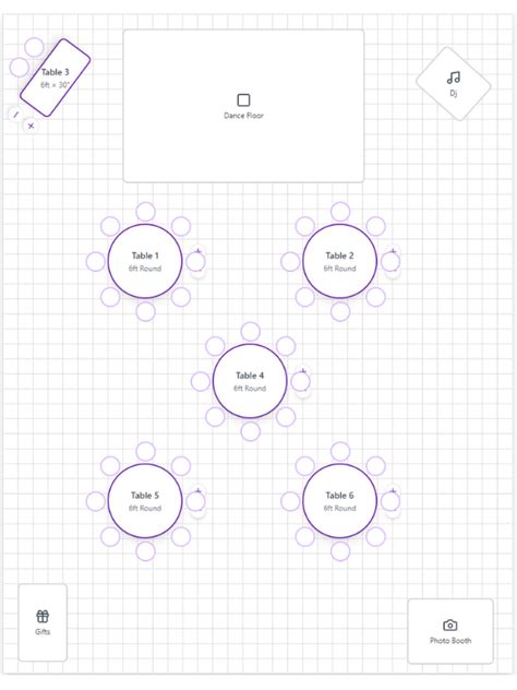 Rectangle Wedding Table Layout Plan Ideas For Elegant Receptions