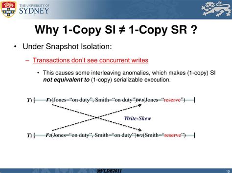 ppt serializable snapshot isolation for replicated databases in high
